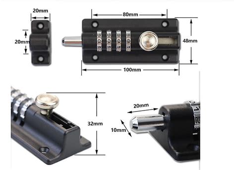 Black Coded Door Lock Recodable Weatherproof Door Lock Keyless