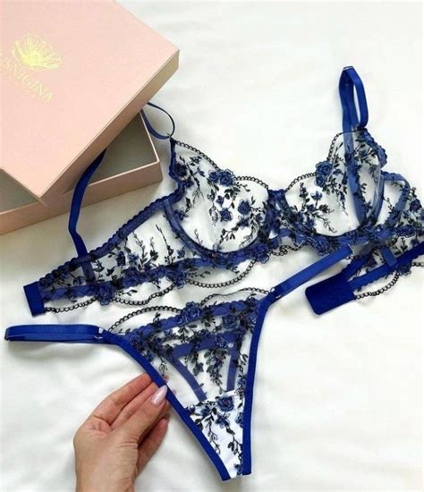 Floral Embroidered Underwire Lingerie Set Artofit