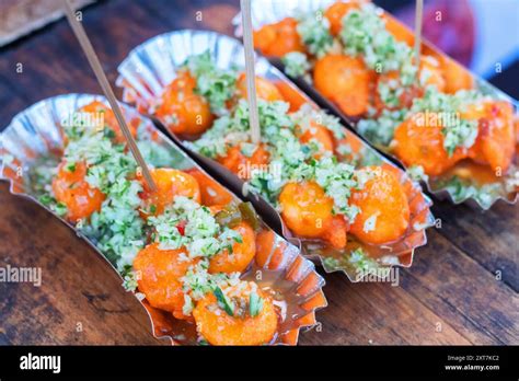 Kwek Kwek Deep Fried Battered Quail Egg A Kind Of Filipino Street