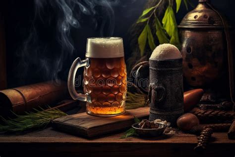 Premium Craft Beer Collection Stock Illustration Illustration Of