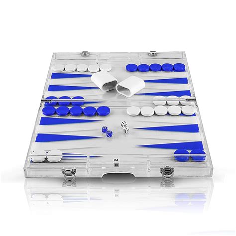 Modern Lucite Backgammon 2 Colorways — The Doily Lady