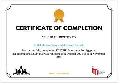 Abd El Rahman Shoaieb On Linkedin Certification For Abdelrahman Samy