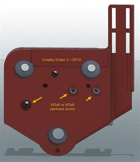 Danands Mount For E3d Revo Micro Sherpa Mini Creality Ender3 Cr10