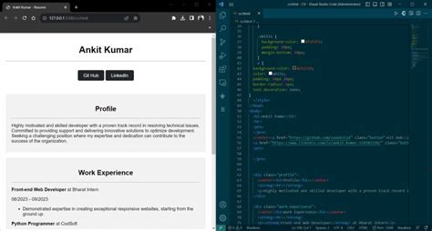 Ankit Kumar On Linkedin Bharatintern Internship Webdevelopment
