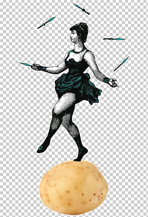 Knife Juggling Tightrope Walking Circus Woodcut Png Clipart