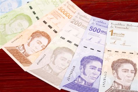 베네수엘라 볼리바르 사업 배경 프리미엄 사진