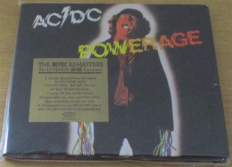 Acdc Powerage Remastered Digipak Cd Subterania