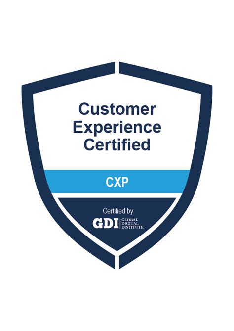 Customer Experience Certified Cxp Gdi