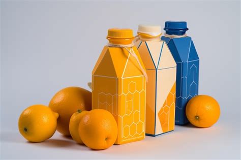 premium ai image citrus pack juice drink fresh package generate ai