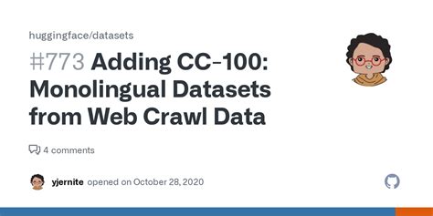 Adding CC 100 Monolingual Datasets From Web Crawl Data Issue 773