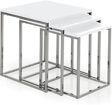 Uk White Nest Of Tables