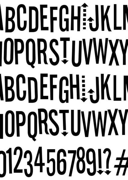Eccentric Font Fan Casting
