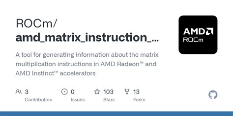 Amd Matrix Instruction Calculator Matrix Calculator Py At Main ROCm