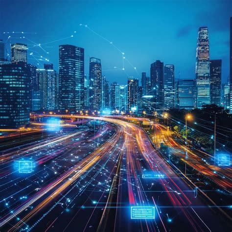 Technology And Infrastructure Premium Ai Generated Image