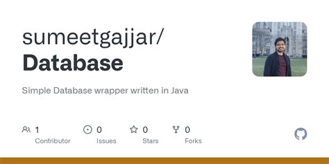GitHub Sumeetgajjar Database Simple Database Wrapper Written In Java