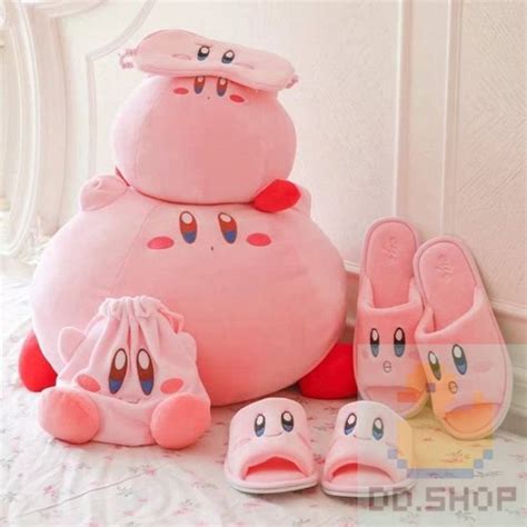 鴨鴨小舖【cute。卡通】 星之卡比 圓眼款絨毛娃娃 夾娃娃玩偶 另售 拖鞋 眼罩 束口袋 Yahoo奇摩拍賣