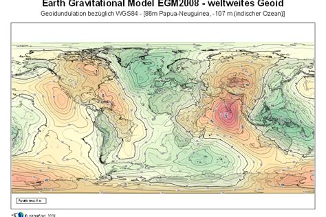 Worldwide Geoid Egm2008 Geospatial And Mapmaking Insides