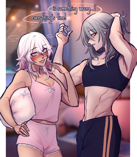 Trailblazer Stelle And March Th Honkai And More Drawn By Alfaidopasta Danbooru