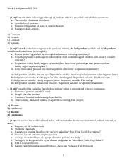 Week Assignment Doc Docx Week Assignment Bst Pt For Each Of The Following A