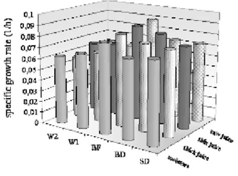 The Dependence Of The Yeast Specific Growth Rate On The Applied Culture
