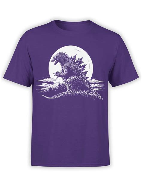 Purple Godzilla T Shirt Unisex Best Fantucci Shirts