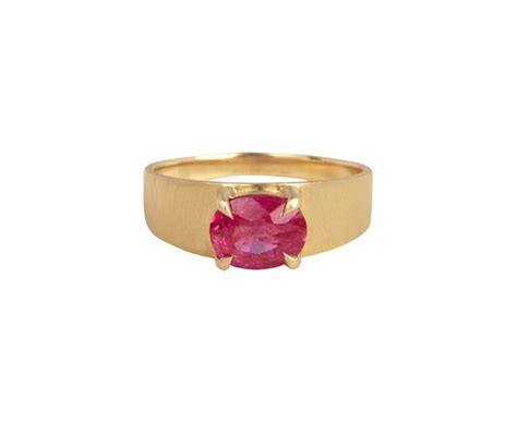 Oval Ruby Ring