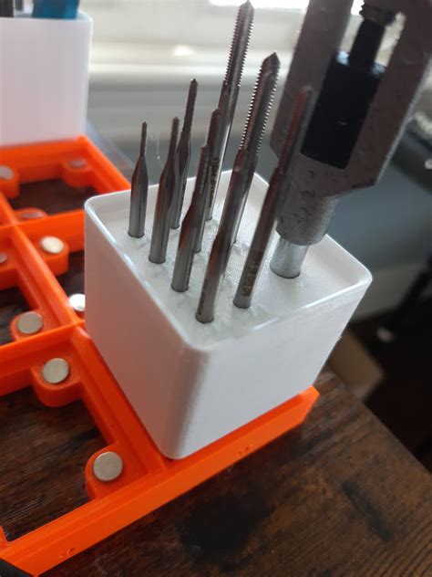 Tap Set Holder Gridfinity 1x1 By Collin Barker Download Free Stl