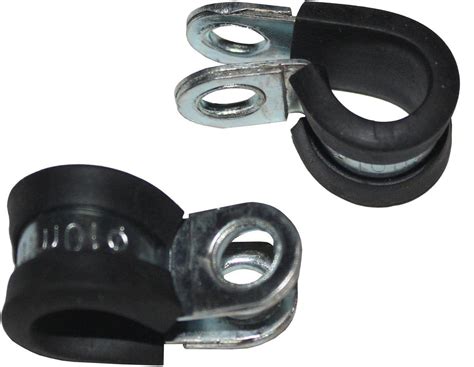 Lumonic 5x Fascette Per Tubi Da 10mm Con Inserto In Gomma I Fascette
