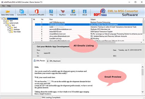 Free EML To MSG Converter To Smartly Export EML To MSG Files