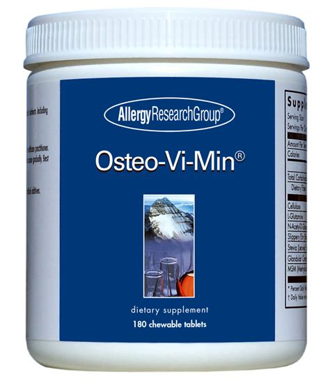Osteo Vi Min 180 Chewable Tablets Better Health Naturally