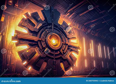 Futuristic Scientific Machines Powered By Quantum Engines Generative