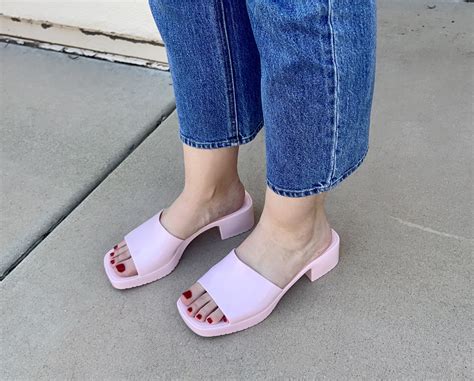 Mad Love Marni Jelly Slide Heels Editor Review Popsugar Fashion