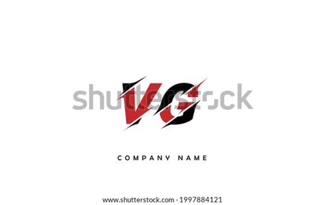 Vg Gv 알파벳 문자 로고 고정 스톡 벡터로열티 프리 1997884121 Shutterstock