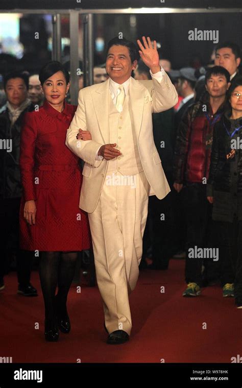 Hong Kong Actor Chow Yun Fat Right And His Wife Jasmine Tan Arrive