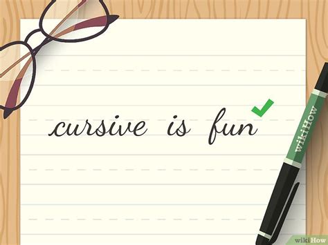 Cómo escribir con letra cursiva pasos con fotos