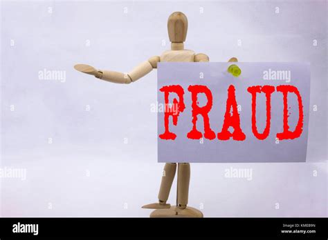 Conceptual Hand Writing Text Caption Inspiration Showing Fraud Business Concept For Fraud Crime