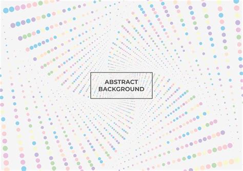 Premium Vector Abstract Background With Spiral Colorful Dot Pattern