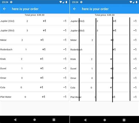 Dart Flutter Is It Possible To Align Items In Each Row The Same