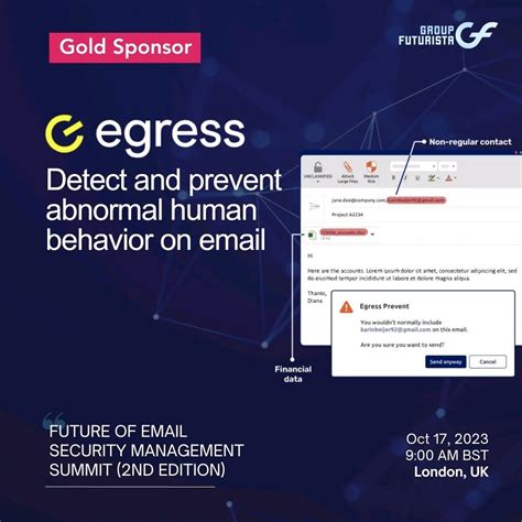 Group Futurista On Linkedin Emailsecurity Cybersecurity Eventsponsor Egress Dataprotection…