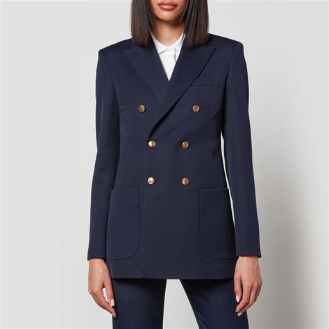 Ami Double Breasted Virgin Wool Blazer Fr 34 Uk 6 Coggles