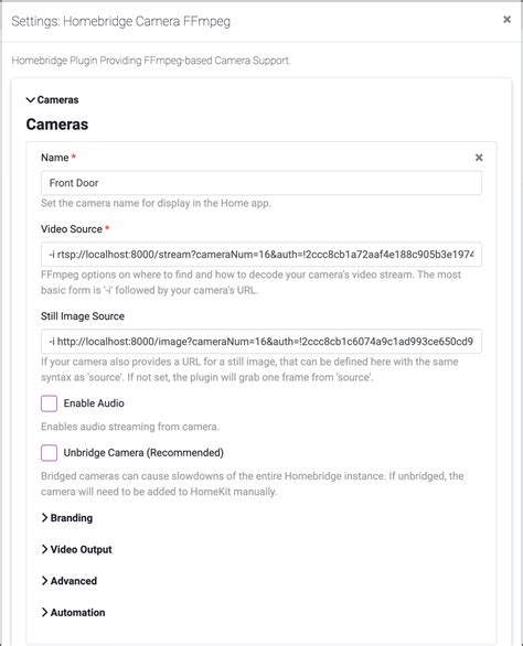 Adding Securityspy Cameras To Homekit Using Homebridge The Ben