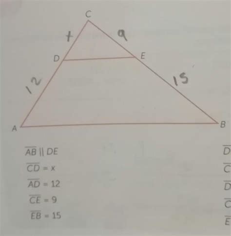 Encuentra el valor de x en el siguiente ejercicio Con explicación