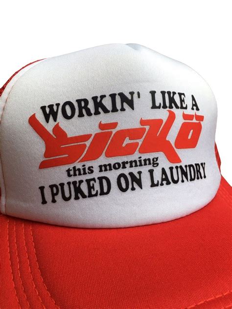 Sicko Red Trucker Cap, Men's Fashion, Watches & Accessories, Caps ...