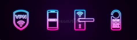 Set Line Shield With VPN Wireless Mobile And Password Digital Door