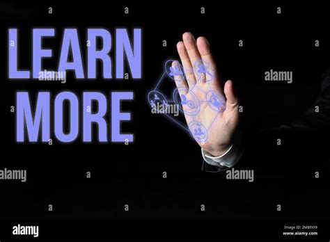 Handwriting Text Learn More Word Written On Deepen Knowledge Of The