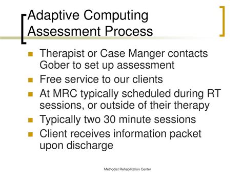Ppt Overview Of Adaptive Computing Assessments Powerpoint