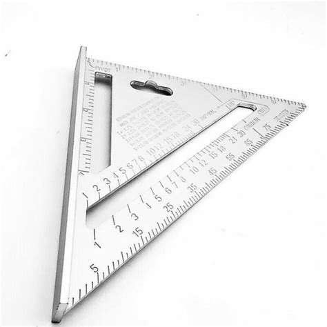 Light Weight Double Side Scale Triangle Measurement Hand Tool Opera Tools