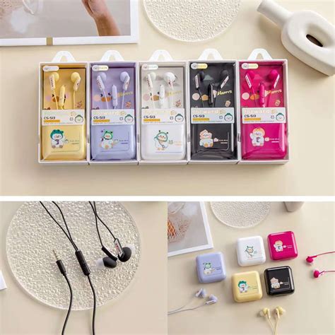 Compact Earphones With Storage Case Funclawsingapore
