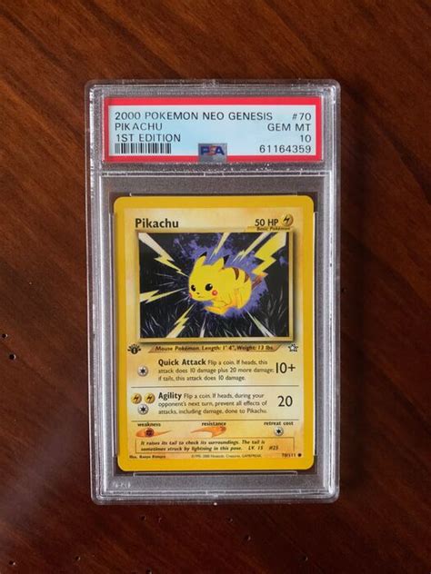 Wizards Of The Coast Pokémon Graded Card Pikachu Psa 10 Catawiki