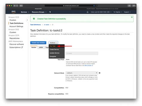 How To Create A Multi Node Ecs Cluster And A Task Definition In Aws